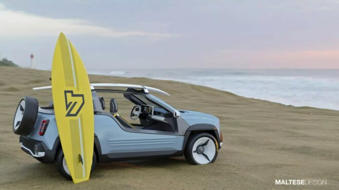Renault 4 E-Tech Frog Concept: Ein niedlicher Buggy für den Strand ...